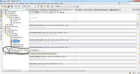 Laporan Praktikum Desain Basis Data Ix Koneksi Postgresql Pada Java