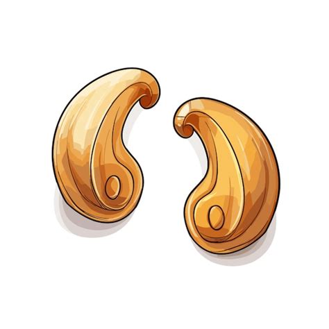 Premium Vector Ear Vector On White Background