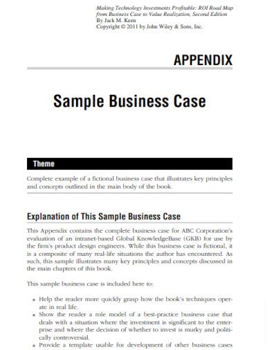 12 Business Case Examples To Download