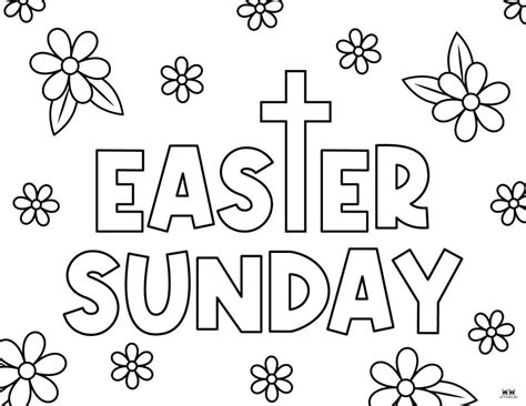 Printable Religious Easter Coloring Pages
