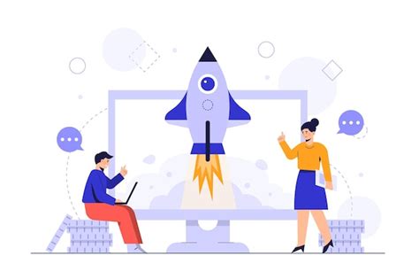 스타트업 일러스트 이미지 Freepik에서 무료 다운로드