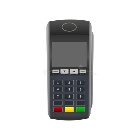 Payment Device Payment Successful The Transaction Has Been Approved Stock Vector