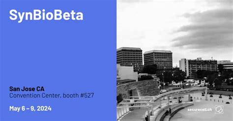 Securecell Ag On Linkedin Synbiobeta2024 Innovations Automation Digitization Synbiobeta2024…