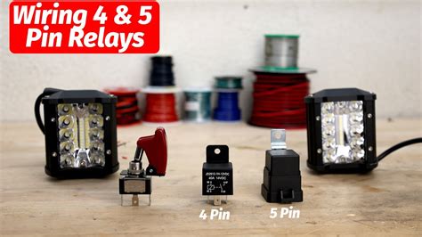How To Wire A Relay 4 Pin And 5 Pin Demonstration Youtube