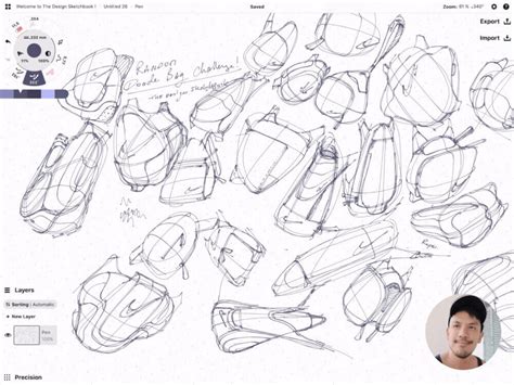 Sketching Demonstration ️the Design Sketchbook