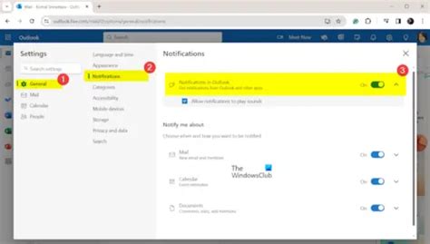 Outlook Web Notifications Not Working Fix