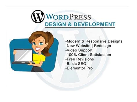 design modern and mobile friendly wordpress website design upwork