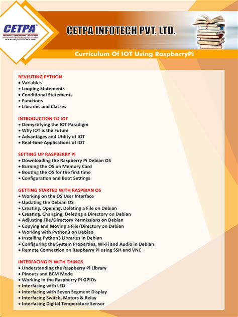 Iot Using Raspberrypi 6 Week New Pdf Raspberry Pi Internet Of Things
