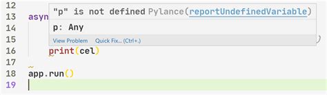 P Is Not Defined In Print · Issue 1975 · Microsoftpylance Release