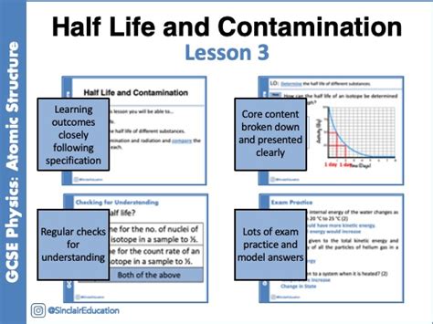 AQA GCSE Physics Atomic Structure And Radioactivity Revision Lessons Teaching Resources