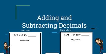Adding And Subtracting Decimals Practice Slides By KPCreativeCollection