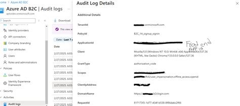 Azure Active Directory Invalid Grant Undefined Undefined Aadb C The Service Has