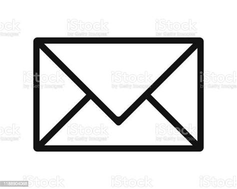 메일 우편 봉투 아이콘 모양입니다 우표 로고 기호입니다 전자 메일 통신 서명 단추를 참조하십시오 벡터 일러스트 이미지입니다 흰색 배경에 격리 개념에 대한 스톡 벡터 아트 및