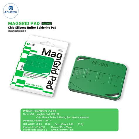 2uul Maggrid Pad Phone Cpu Bga Ic Soldering Magnetic Silicone Mat