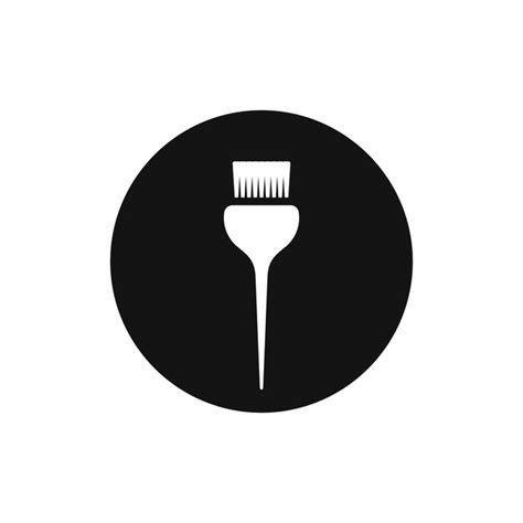 Premium Vector Hair Dye Brush Vector Icon