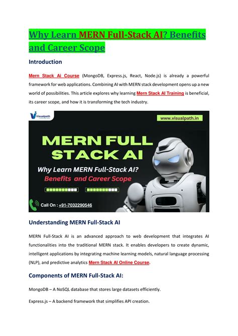 Ppt Mern Stack Ai Online Training Mern Full Stack Ai Training Powerpoint Presentation Id