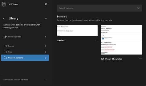 Gutenberg 16 1 Introduces Pattern Creation And Library Adds Distraction Free Mode To Site