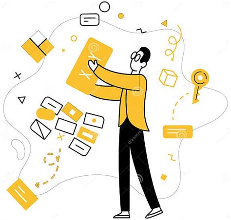 Effective Project Management For Streamlined Workflow And Organization Stock Illustration