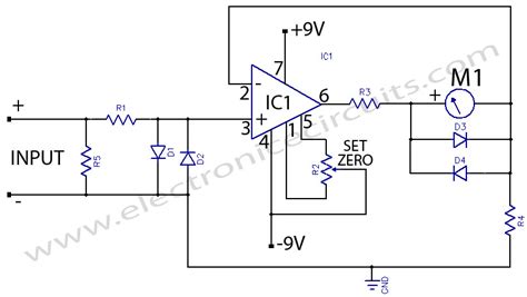 Digital Amp Meter Circuit Diagram Volt Ammeter Digital Wire