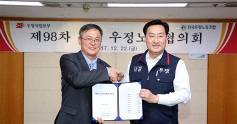 우정사업본부 우정노조 노동조건 협의 타결