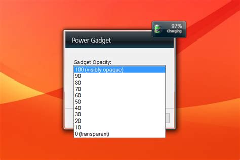 Power Gadget Windows Gadget Win Gadgets