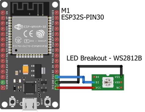 Modulo Esp32 Devkit V1 Led Rgb Ws2812b Adrirobotit Led