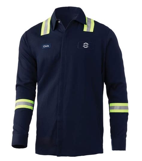 Arfr E Vis Snap Work Shirt Cintas