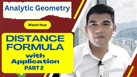 How To Solve For Distance Between Points Using Distance Formula Part 2 Youtube