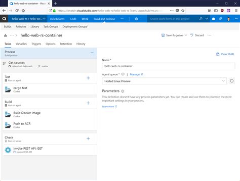 Building And Deploying Rust With VSTS X5ff