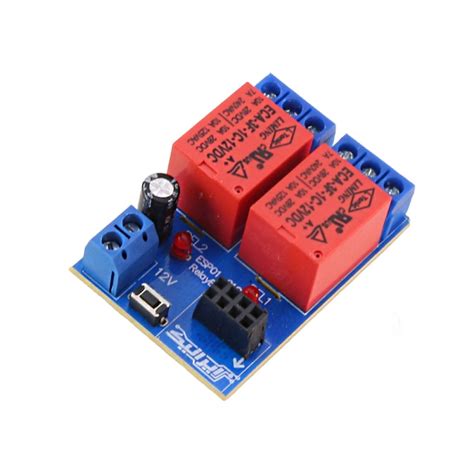 برد توسعه ماژول Esp8266 دو رله 12 ولت مخصوص هوشمند سازی ایرانیک