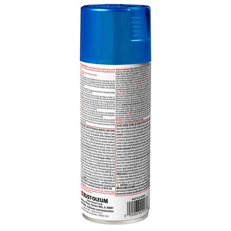 Rust Oleum Chrome Blue Oleum Premium Custom Spray Paint Oz
