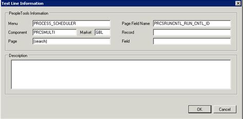 PeopleSoft Test Framework Process Run Remote PSAdmin