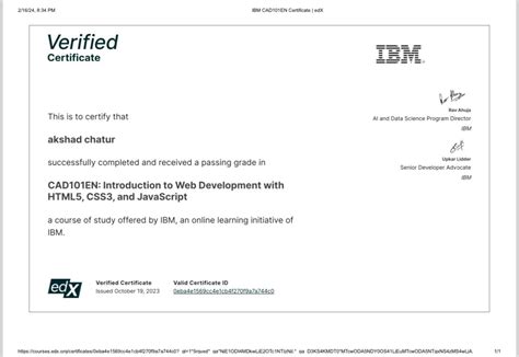 Akshad Chatur On Linkedin Edx Javascript Html5 Css3 Webdevelopment Webapplication Frontend