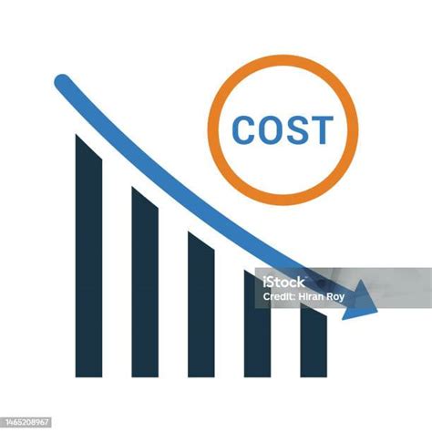 Cost Minimization Icon Stock Illustration Download Image Now Arrow Symbol Budget Economy