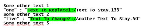 Powershell Replace String To The Left Of Value And To The Right Of Quote Character Stack