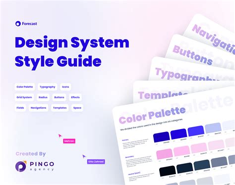Design System Style Guide Behance