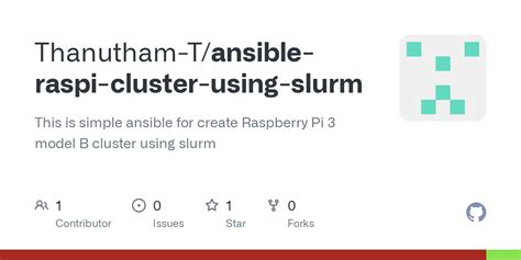 Ansible Raspi Cluster Using Slurm Site Yml At Main Thanutham T Ansible Raspi Cluster Using