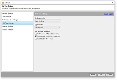 Settings Rubberduck News