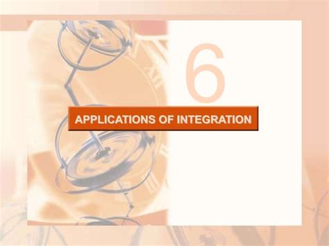 Calculus Applications Integration Volumes Ppt