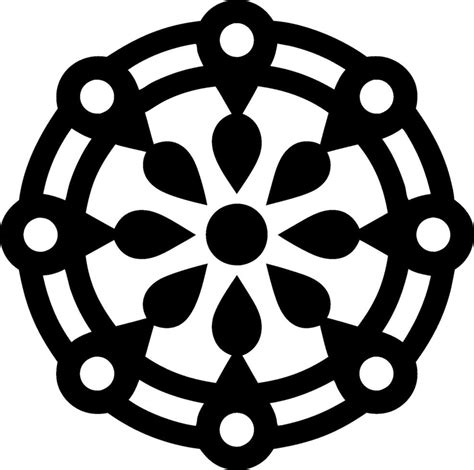 Intricate Circular Mandala Pattern Symmetrical Geometric Design 54065628 Vector Art At Vecteezy