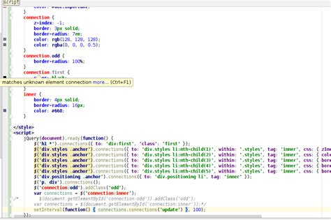 jquery how to solve selector matches unknown element connection stack overflow