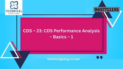 Cds 23 Cds Performance Analysis Basics 1
