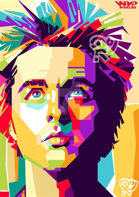 Billie Joe Amstrong In Wedhas Pop Art Portrait By Riweldo Kunst Ideeën Pentekeningen