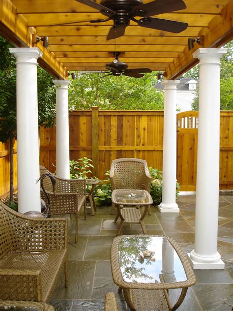 Outdoor Ceiling Fan Pergola Shelly Lighting