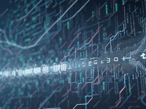 Premium Ai Image Abstract Data Flow Visualization