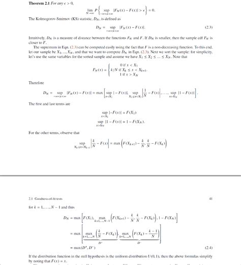 Solved According To The Kolmogorov Smirnov Ks Statistic