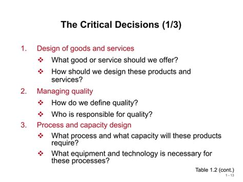 Productions And Operations Management Chapter 01 Ppt