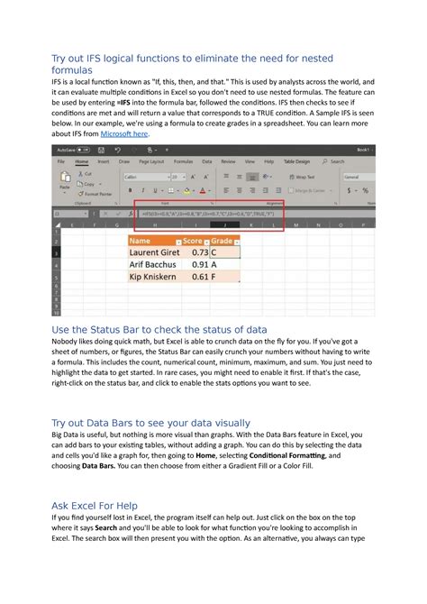 Excel Tips And Tricks Xxxxxxxxxxx Try Out Ifs Logical Functions To Eliminate The Need For
