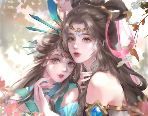 梦 原创王者荣耀闺蜜头像 堆糖美图壁纸兴趣社区