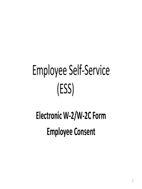 Fillable Online Electronic W 2 W 2c Form Employee Consent Fax Email Print Pdffiller